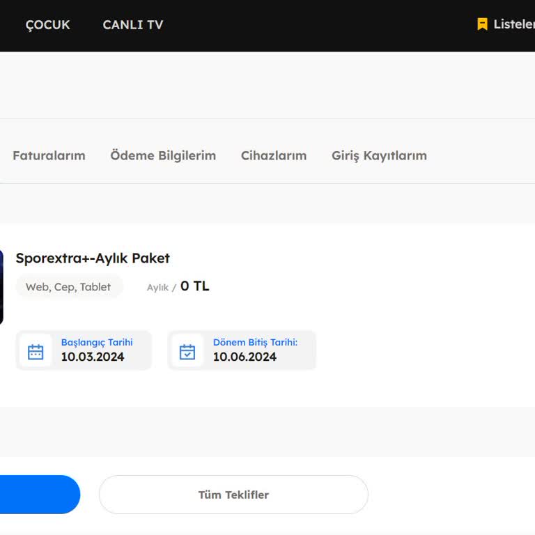 TOD Tv Paketleri ve Tod Spor Şikayetleri - Şikayetvar