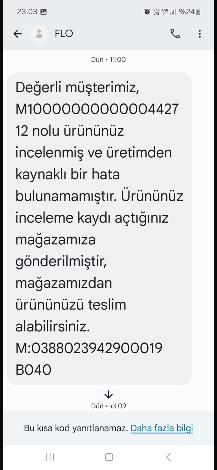 Lumberjack FLO İstanbul Santral Şikayet - Şikayetvar