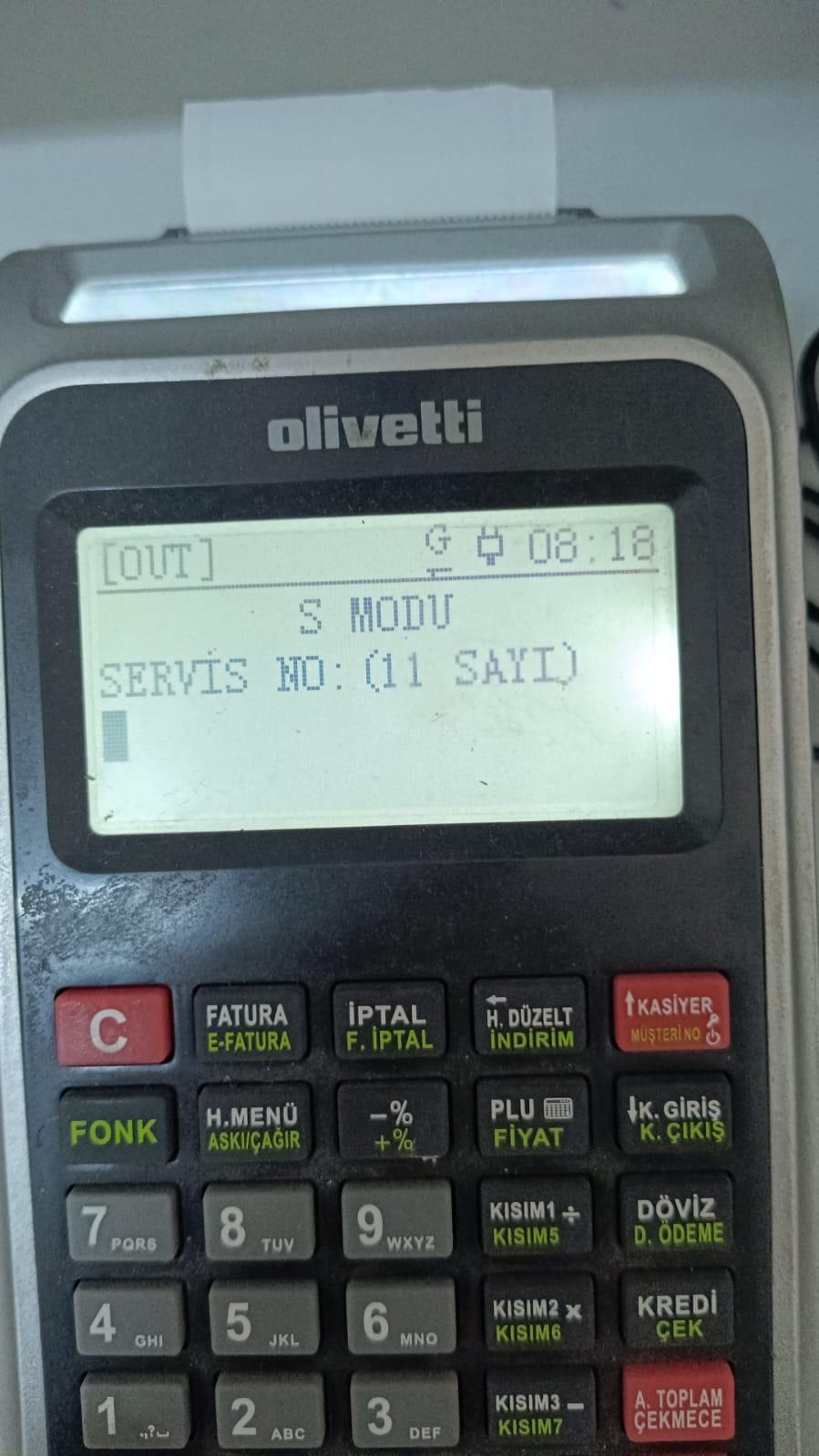 Verifone Olivetti Pos Cihazı Olivetti Yazar Kasa - Şikayetvar