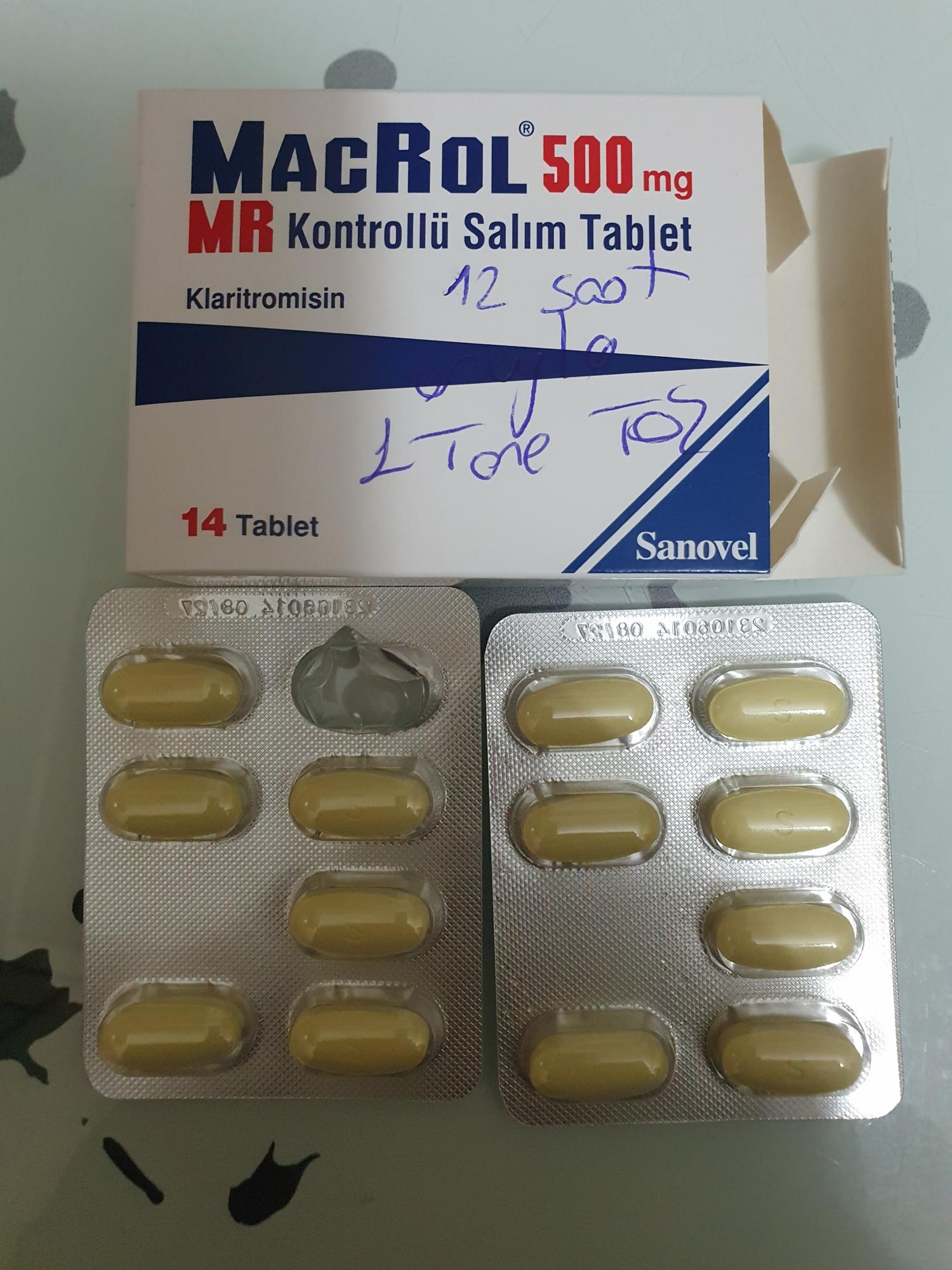 Sanovel İlaç Macrol 500 Mg - Şikayetvar