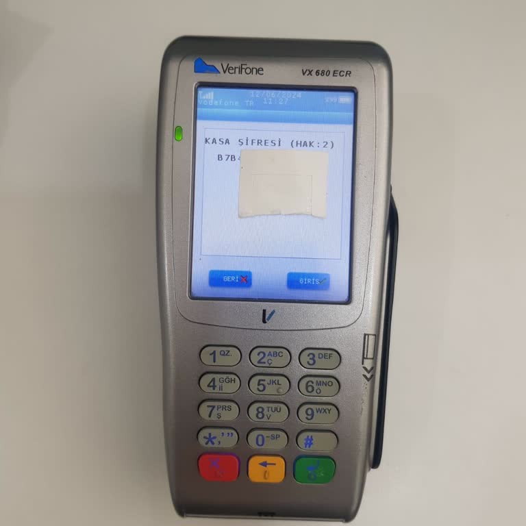 Verifone 8 Haneli Kasa Şifresi İstiyor - Şikayetvar