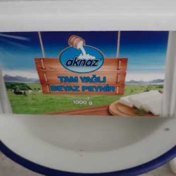 Aknaz Tam Yağlı Beyaz Peynir Kireç Gibi Dağıldı Bir Gram Yağ Yok ...