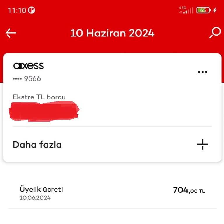 Haksız Kart Üyelik Ücreti İadesi Talebi - Şikayetvar