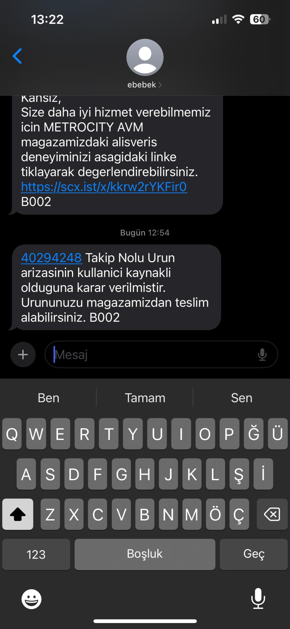 ebebek Bebek Arabası Tamir Etmeden Kullanıcı Kaynaklı Diye Dönüş Yaptılar! - Şikayetvar