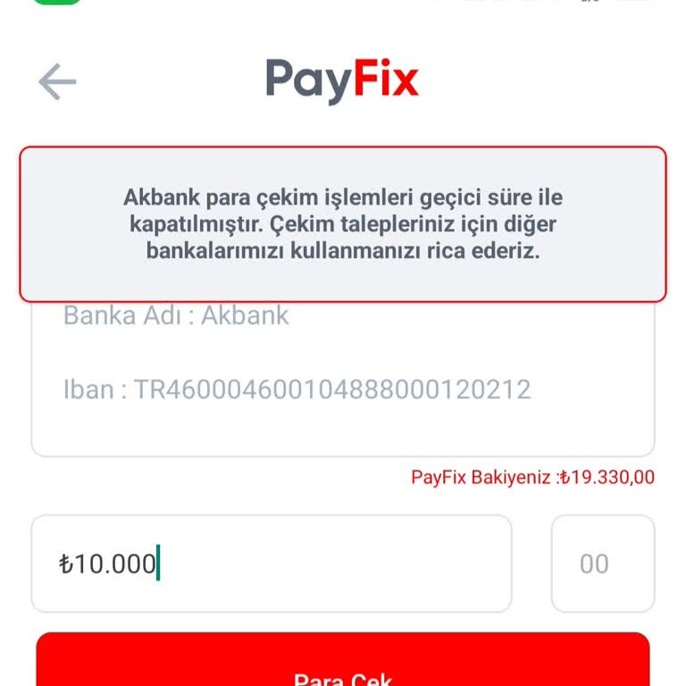 Payfix Para Çekme Sorunu Ve Ulaşılamayan Destek - Şikayetvar