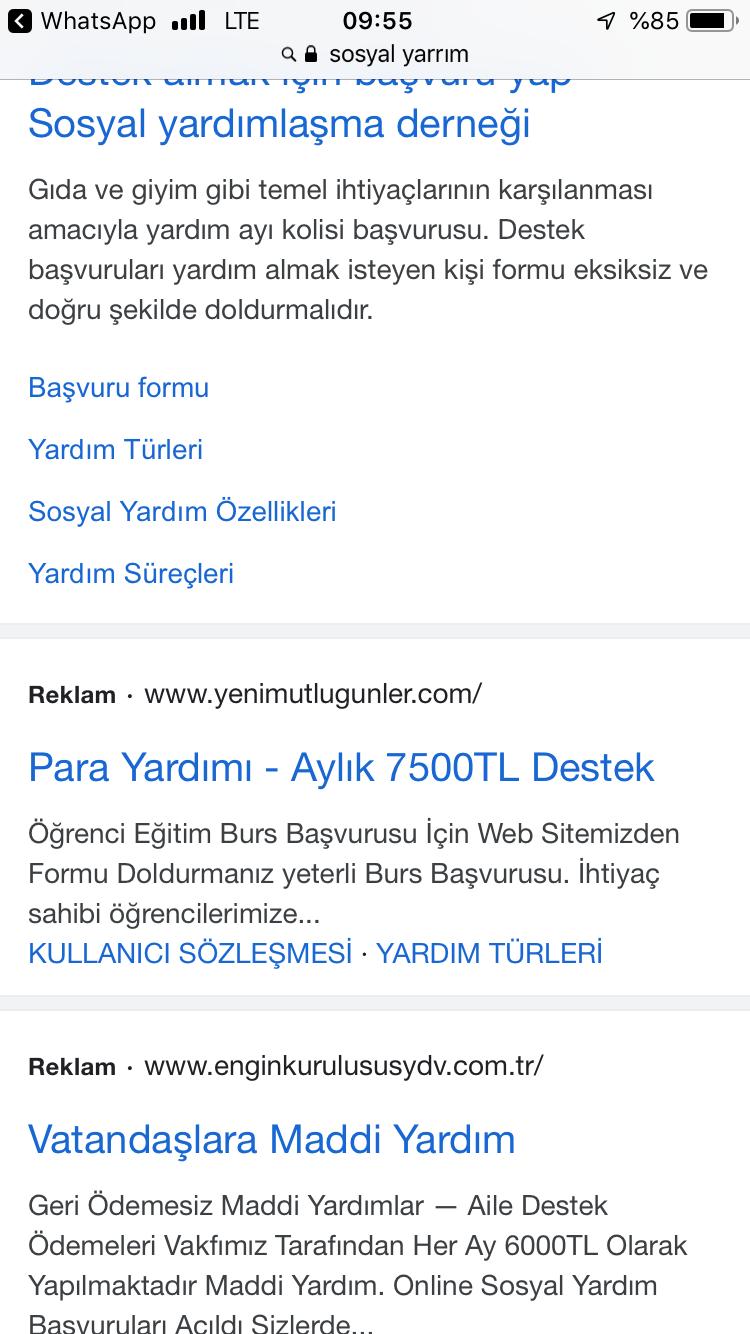 Yeni Mutlu Günler Miraç Vakfı Whats App - Şikayetvar