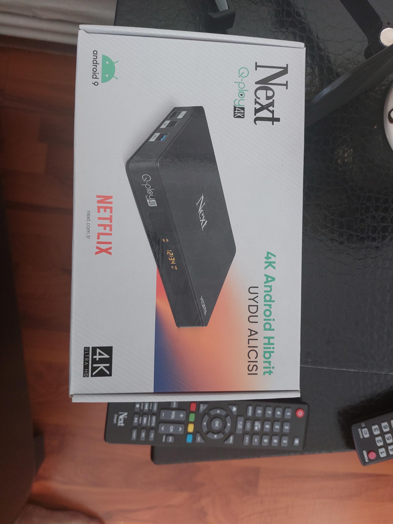 Next&Nextstar Next Q - Play 4K Android Hibrit Uydu Alıcısı Netflix ...
