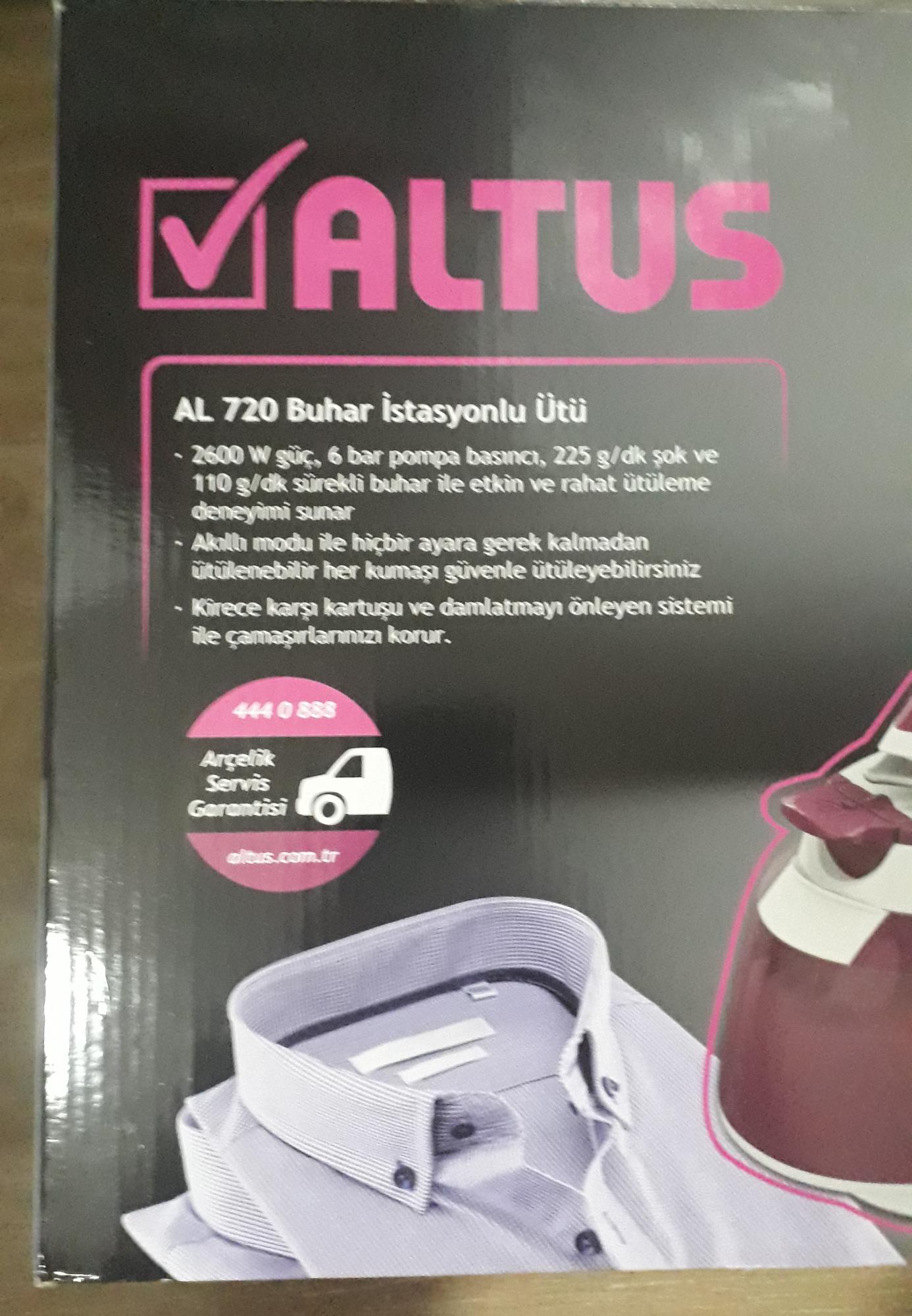 Altus Buhar Kazanlı Ütü İadesi - Şikayetvar