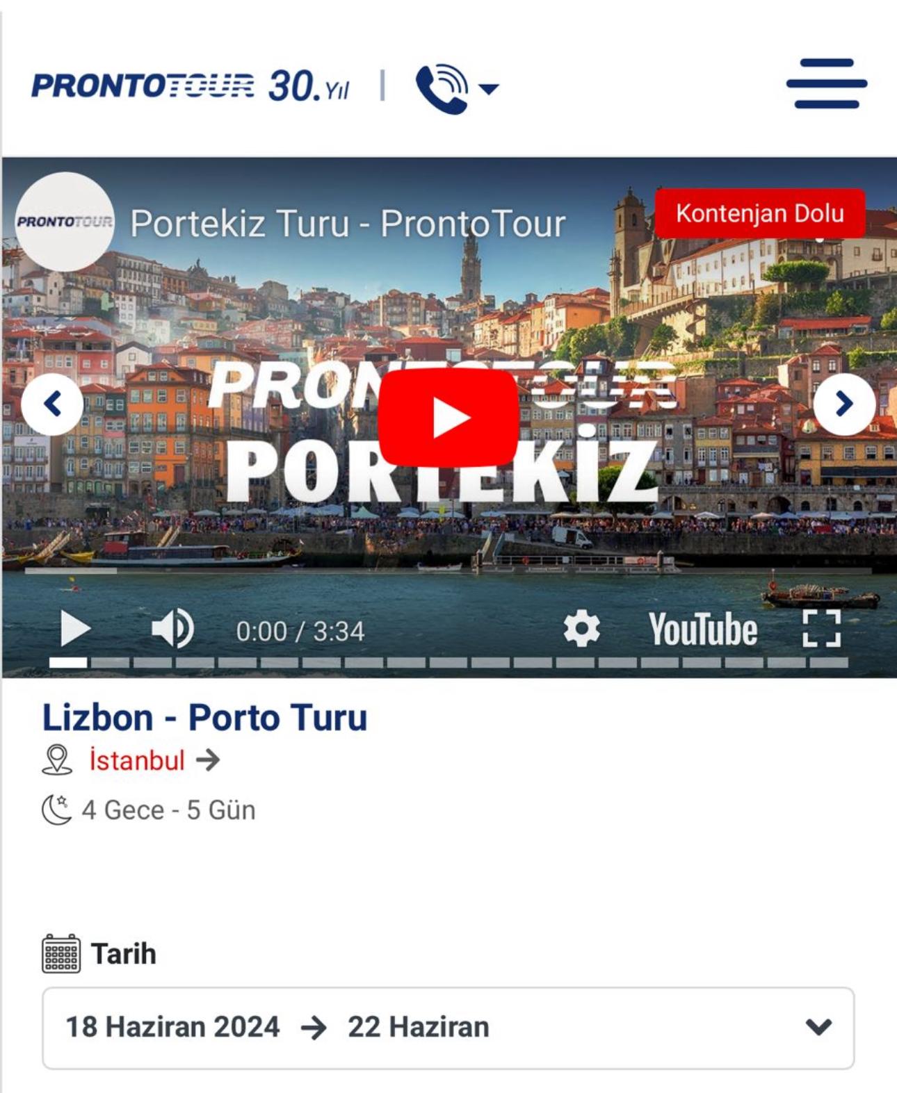 Prontotour Pronto Aynı Turu 2 Farklı Fiyata Satıyor - Şikayetvar
