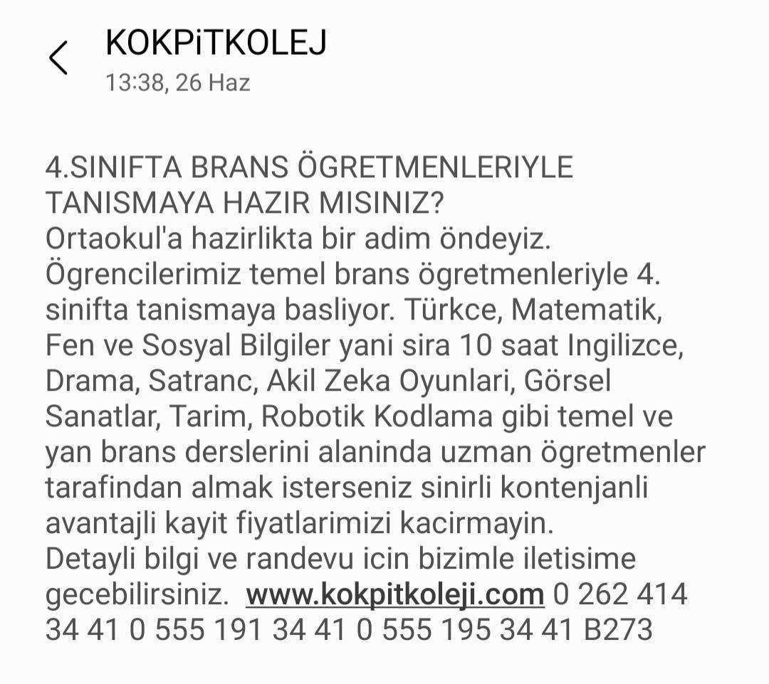 Kokpit Okulları Kokpit Koleji İle Bağlantım Olmamasına Rağmen Sürekli ...