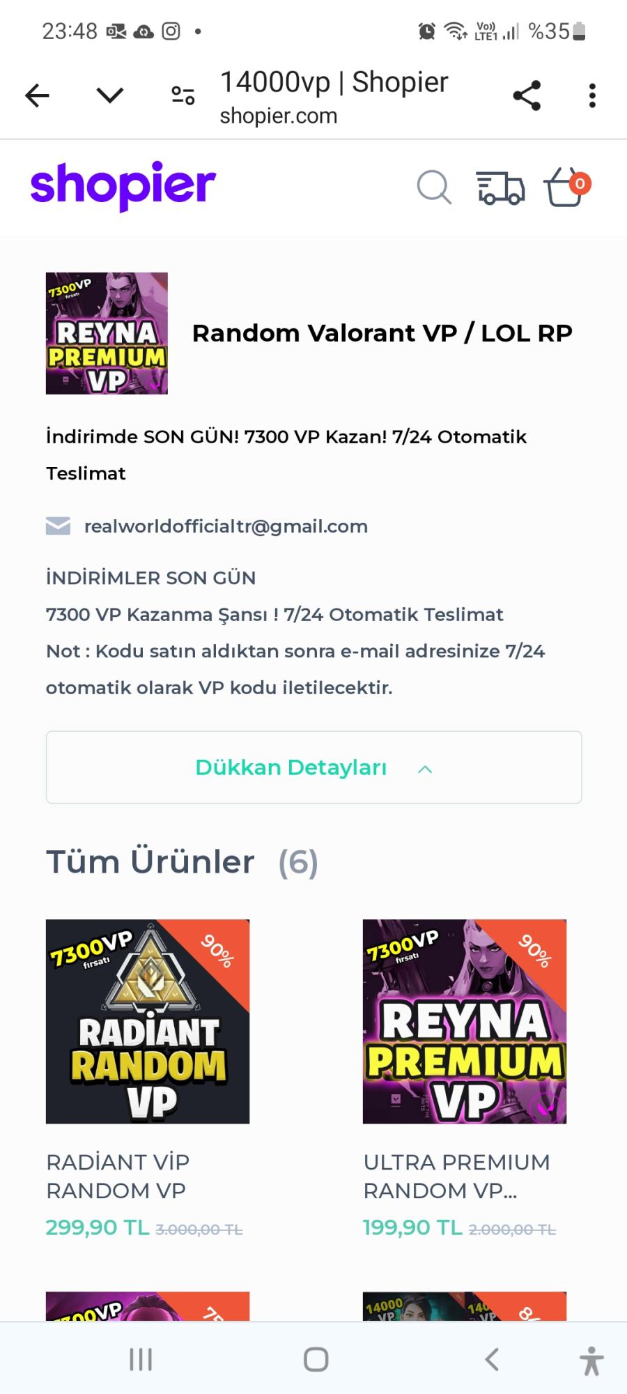 Aracı Shopier, Satıcı Batuhan Demirel İsimli Firma Mağdur Etti! - Şikayetvar