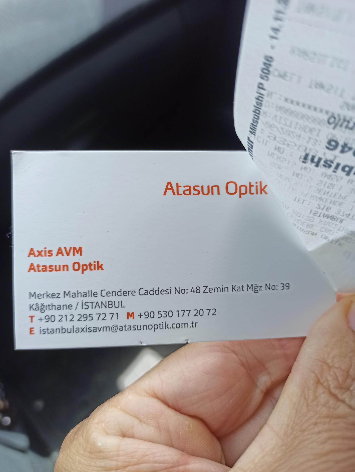 Atasun Optik Çok Güvenmiştim Size - Şikayetvar