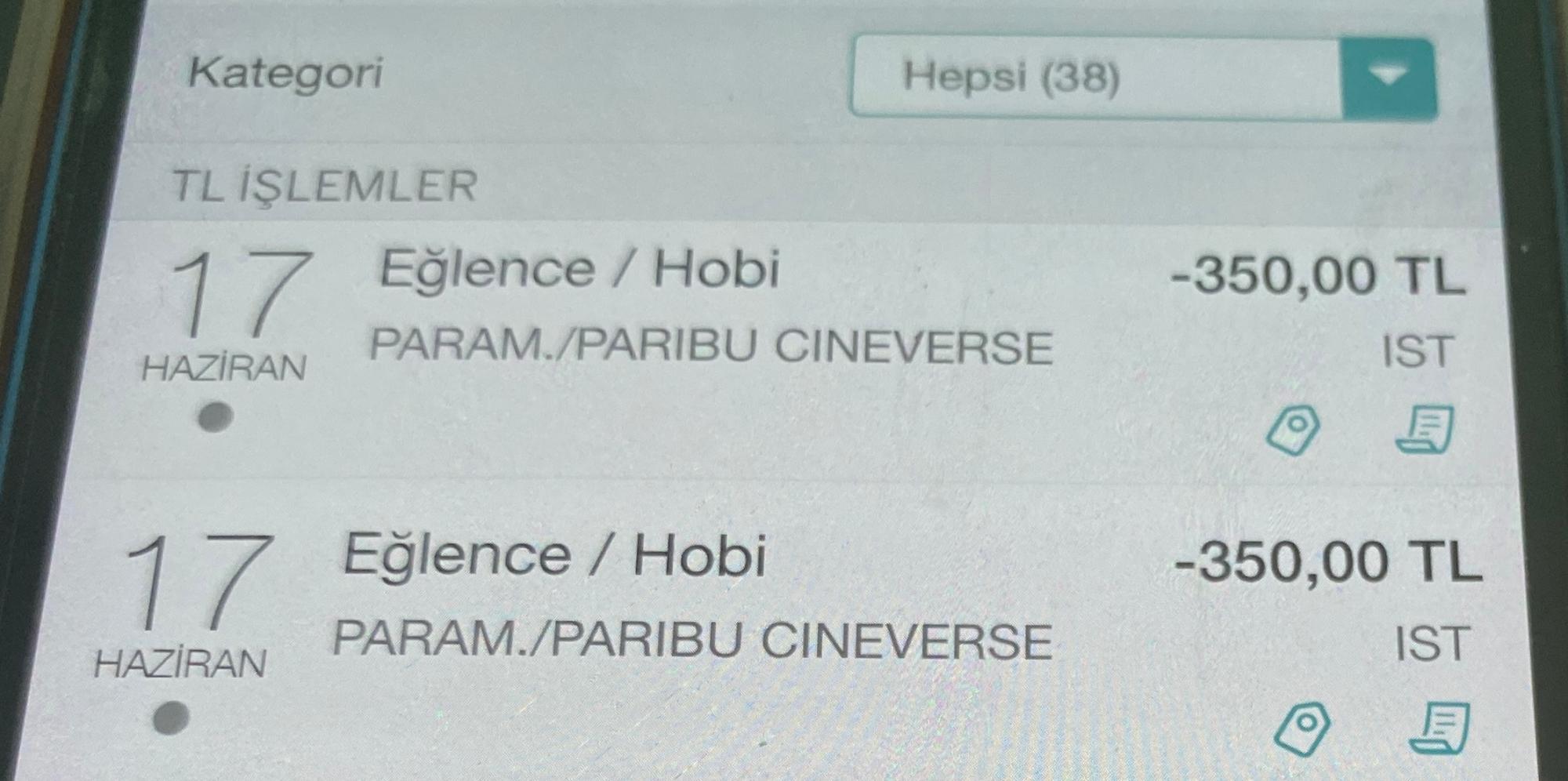 Paribu Cineverse CGV Moviepass Bir Ürün İçin İki Kere Para Çekti ...