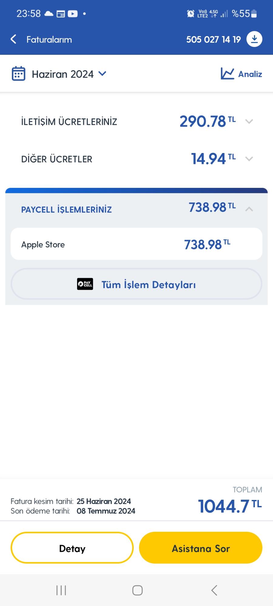 Turkcell Paycell Uygulamasını Kullanmadığım Halde Faturama Yansıması ...