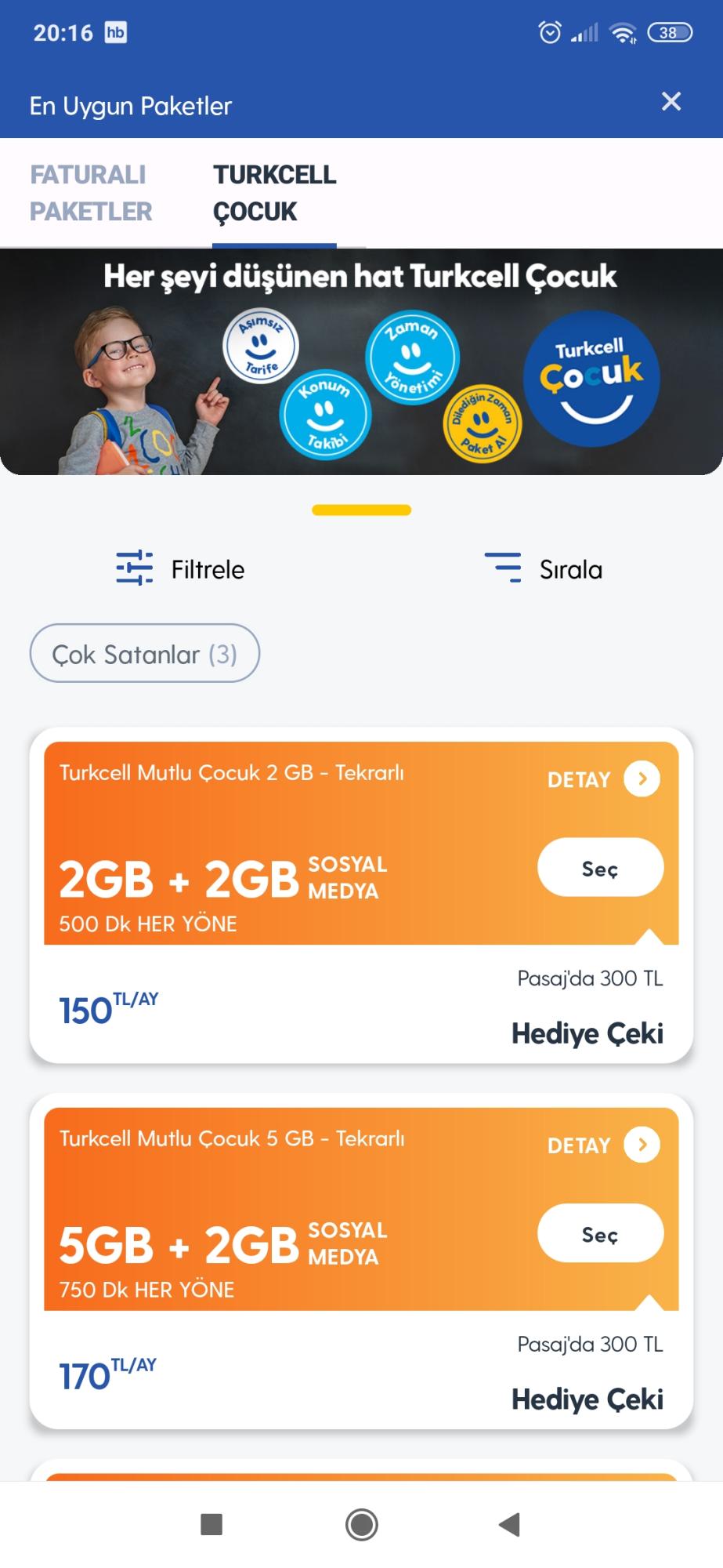 Turkcell Çocuk Hattı Karmaşası - Şikayetvar