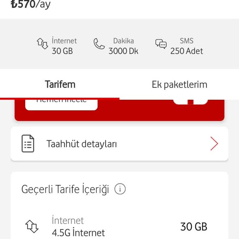 Redli 30gb Tarifem Paketi - Şikayetvar