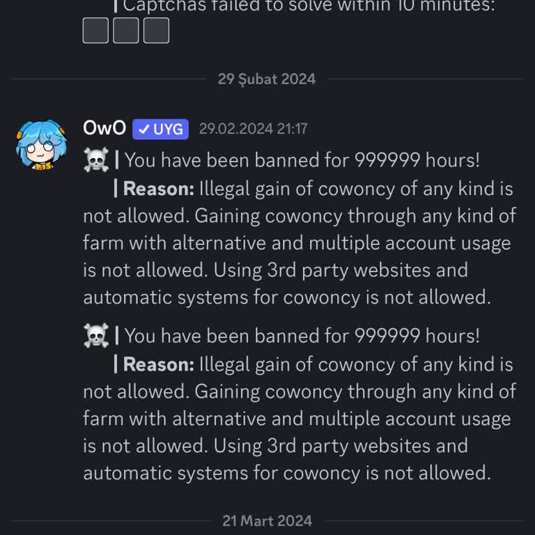 Discord Owo Şikayetleri - Şikayetvar