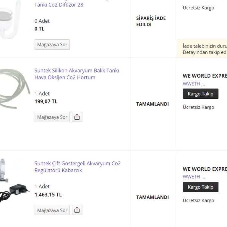 We World Express N11- Ve World Express - Şikayetvar