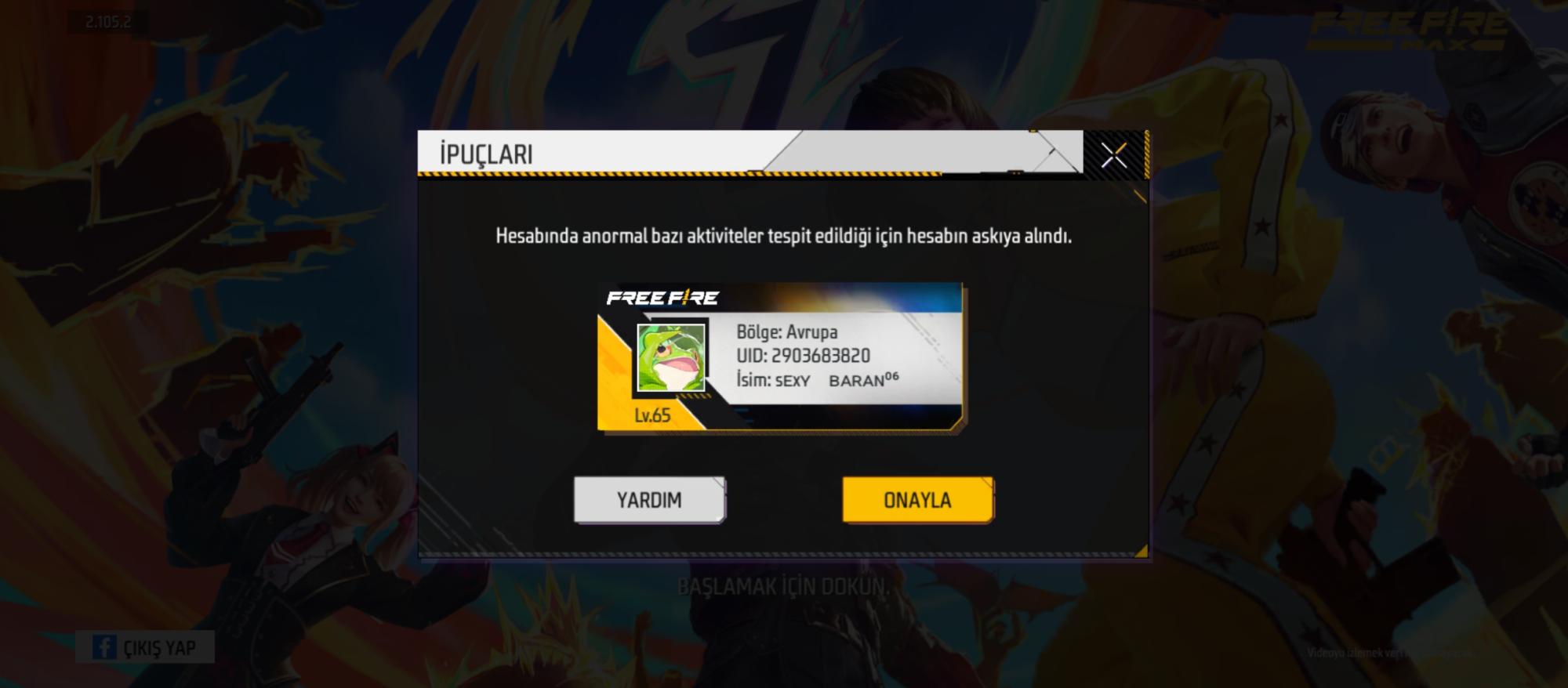 Persistent Errors in My Garena Free Fire Account - Xolvie