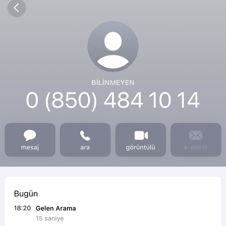 484 ve Numara Şikayetleri - Şikayetvar