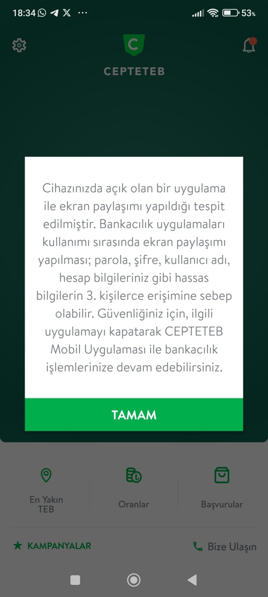TEB Mobil Uygulama Güvenlik Sorunu Ve Müşteri Hizmetleri İlgisizliği ...