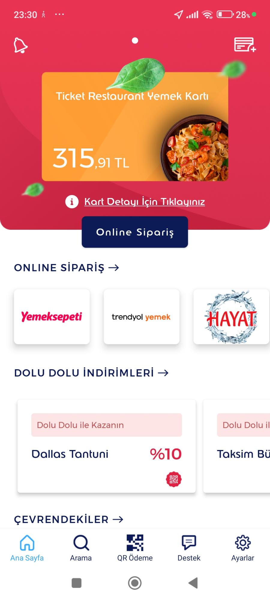 Ticket Restaurant Yükleme Sorunu Para Hesapta Gözükmüyor - Şikayetvar