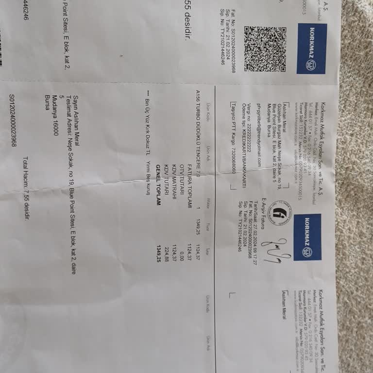 Korkmaz Mutfak Eşyaları Turbo 7 Litre A156 Düdüklüm Patladı - Şikayetvar