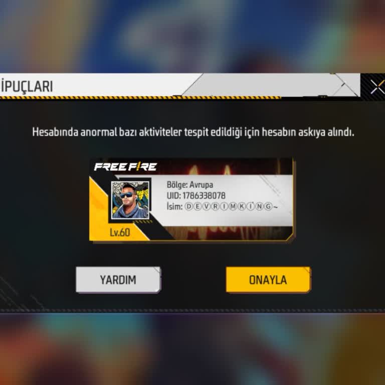 Garena Free Fire Ban Ve Kısıtlama Sorunları - Şikayetvar