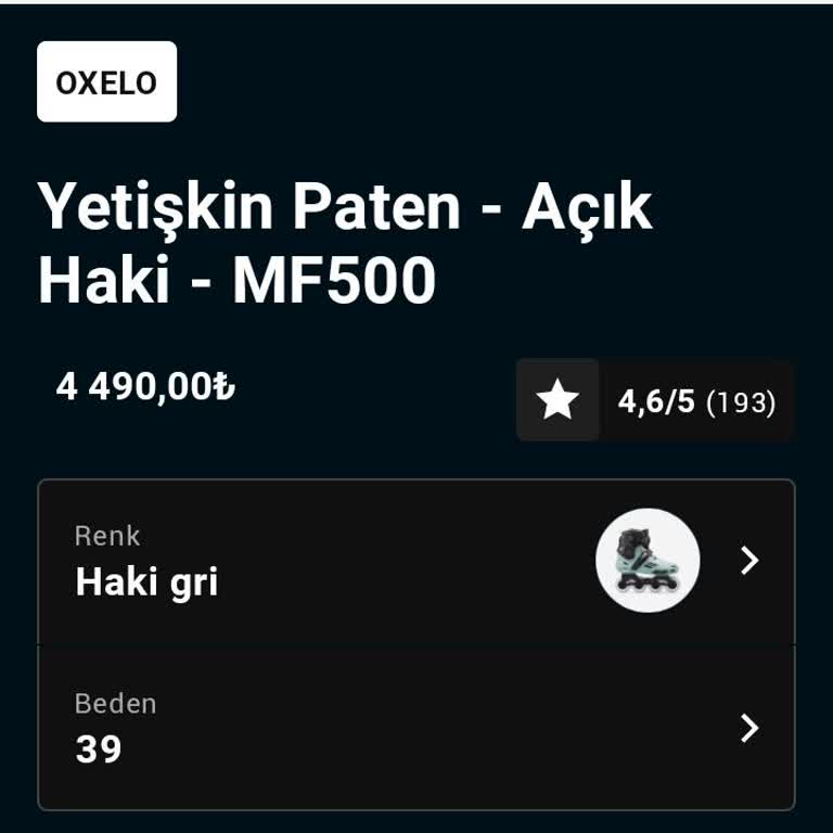 Decathlon Ginka 500 Model 45 Numaralı Ayakkabı Stoklarda Ne Zaman Olacak? - Şikayetvar