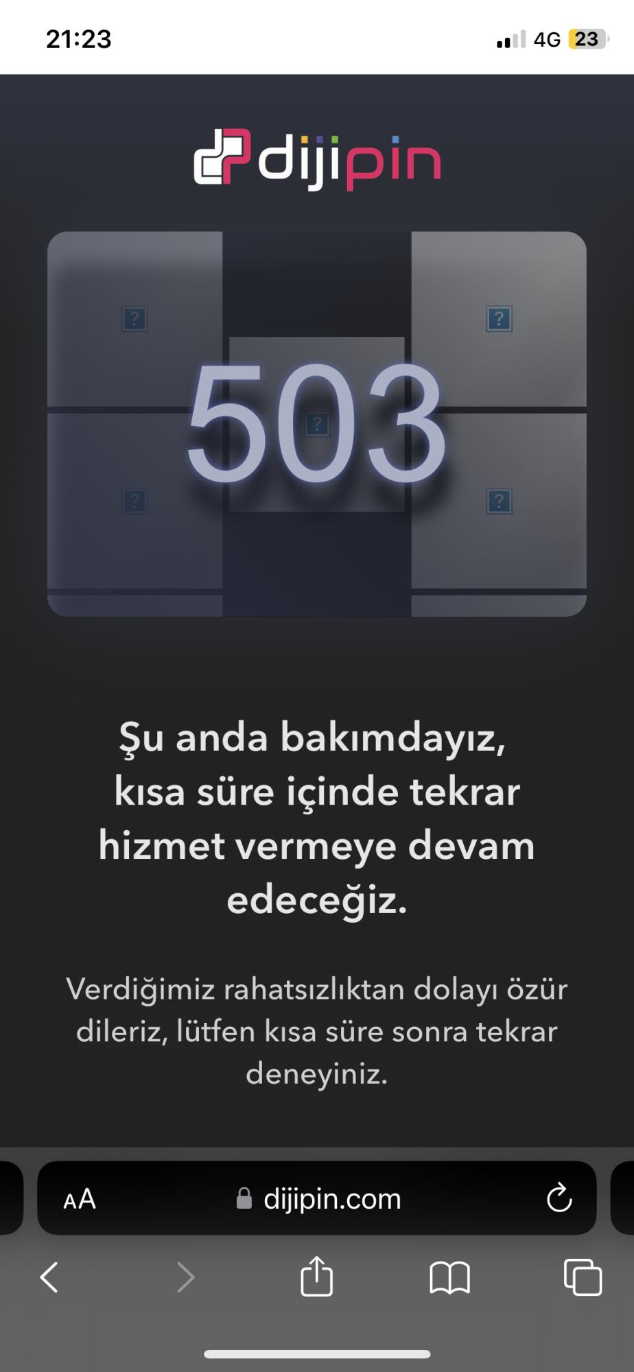 Dijipin Dijipin.com Uc Yüklenmiyor 1 Saat Oldu - Şikayetvar