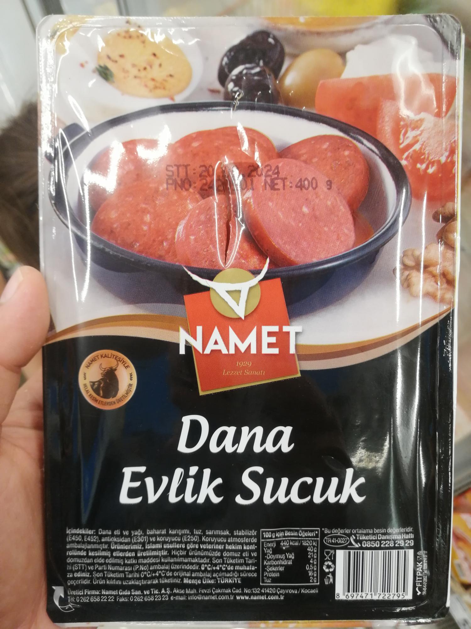 İşlem Tipi Yazmayan Ambalaja Sahip Namet Evlik Sucuk - Şikayetvar