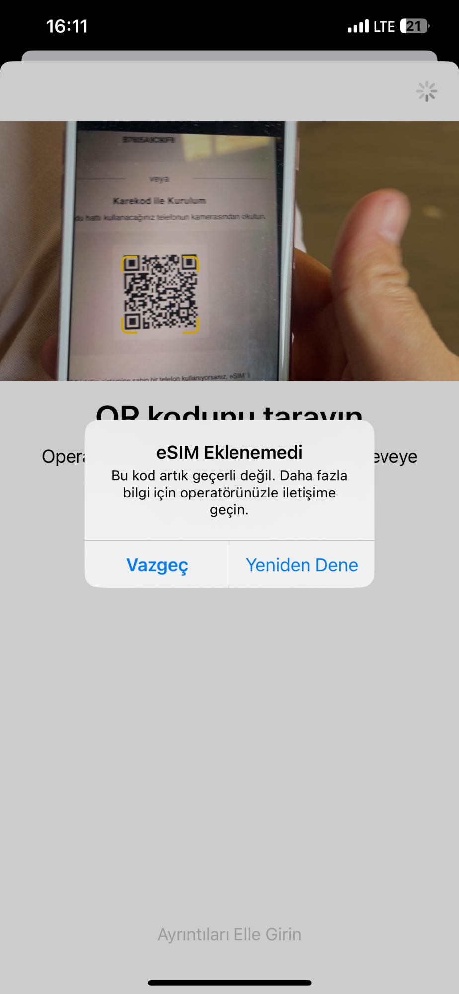 Turkcell E-Sim Bu Kod Artık Geçerli Değil - Şikayetvar