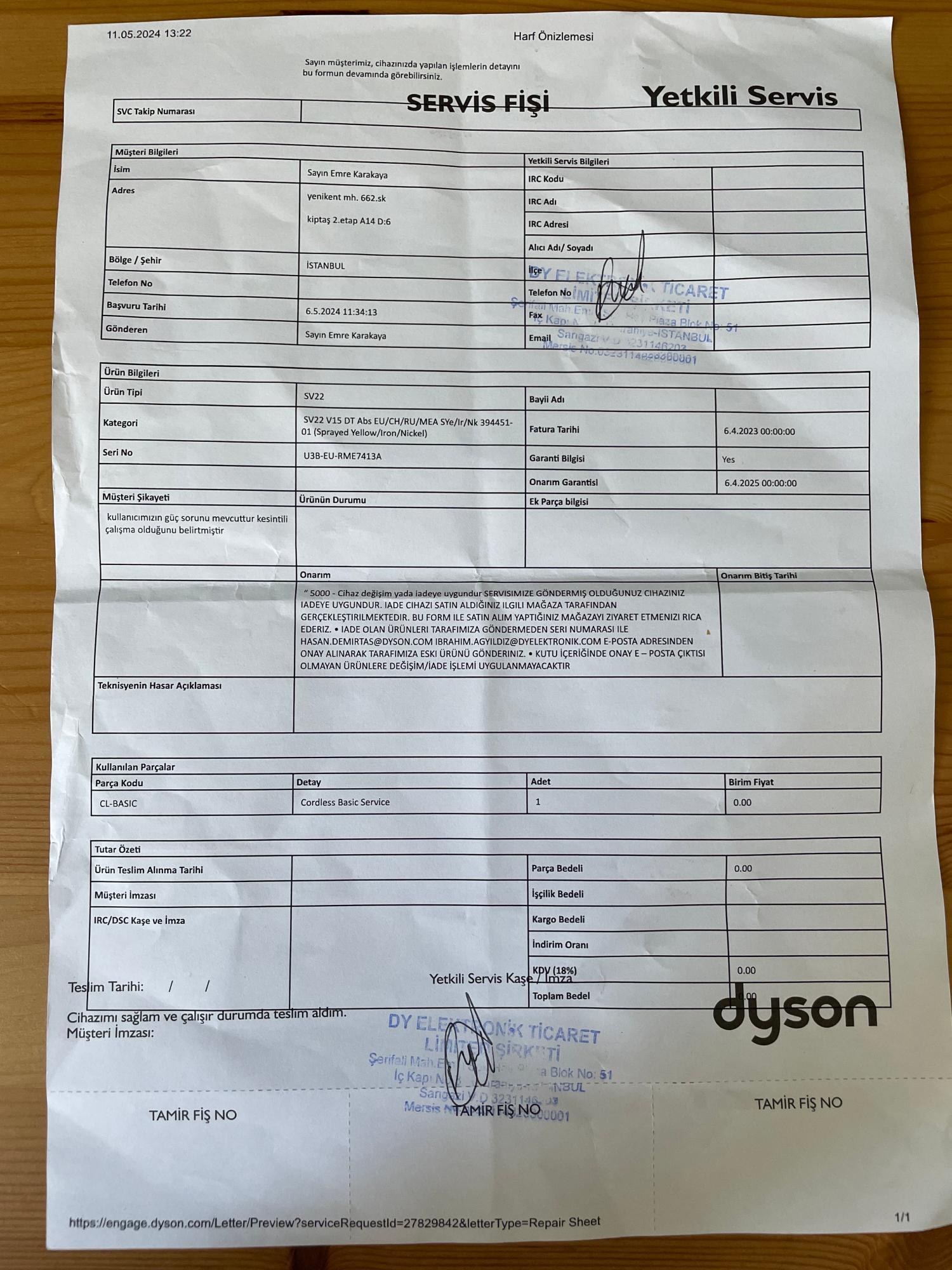 Dyson V15 Detect Absolute Faulty Trigger and Refund Confusion - Xolvie