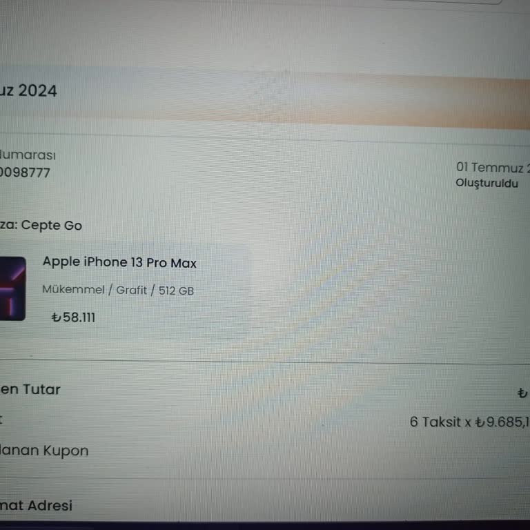 Getmobil İphone 13 Pro Max Şikayetleri - Şikayetvar