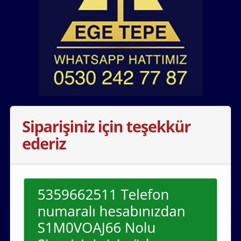 Ege Tepe - Şikayetvar