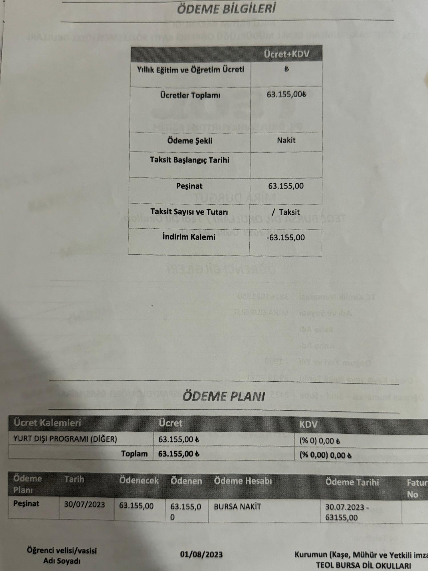 TEOL Yabancı Dil Okulu Teol Dil Okulları Büyük Bir Pişmanlık! - Şikayetvar