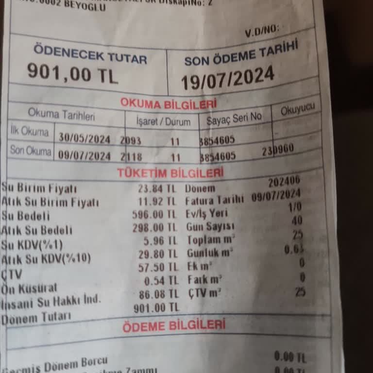 İSKİ Su Faturası Fazla Gelen Fatura - Şikayetvar