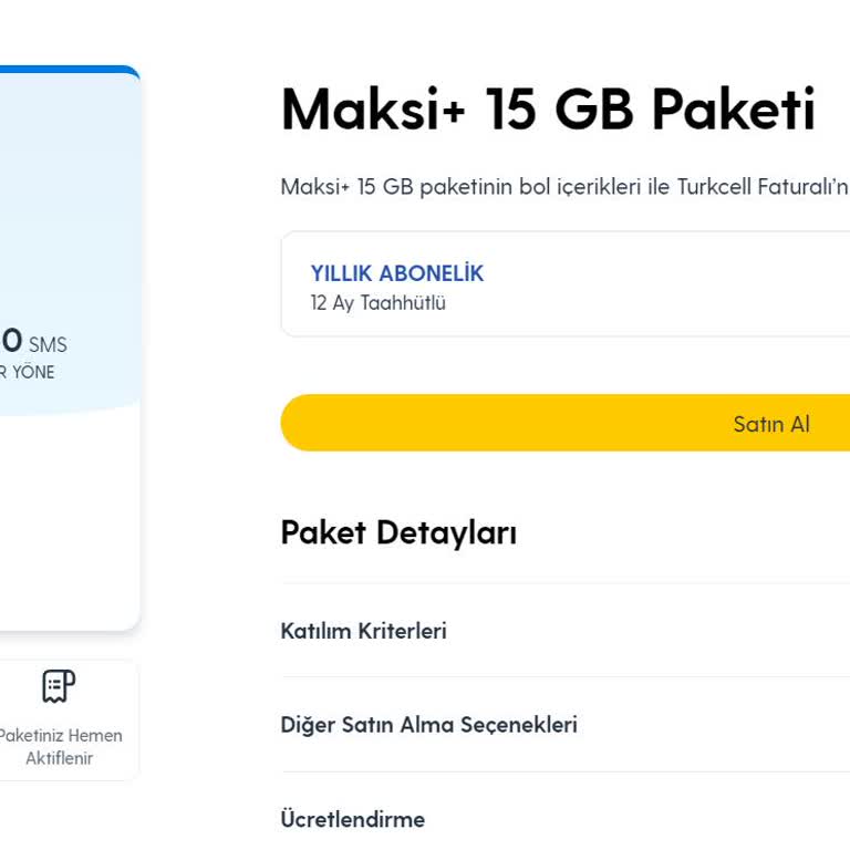 Turkcell Faturalı Paketler Şikayetleri - Şikayetvar