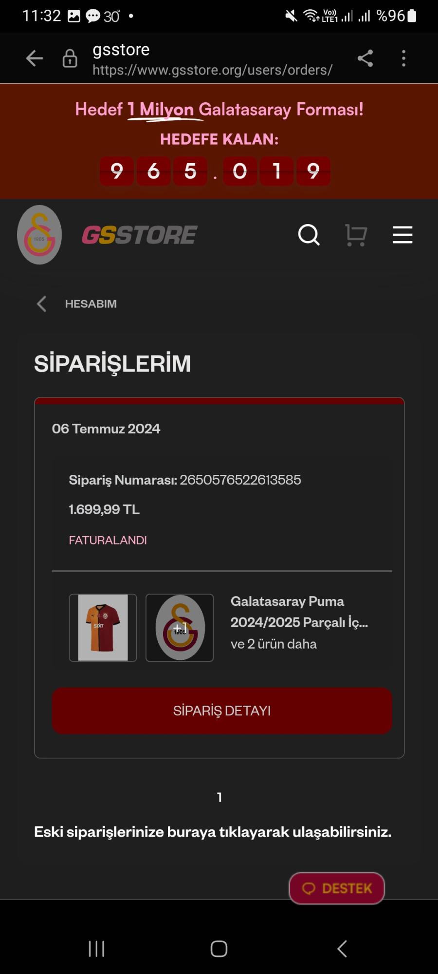 GS Store Kargo Da Faturalandı Ve Kargoya Verilmedi - Şikayetvar