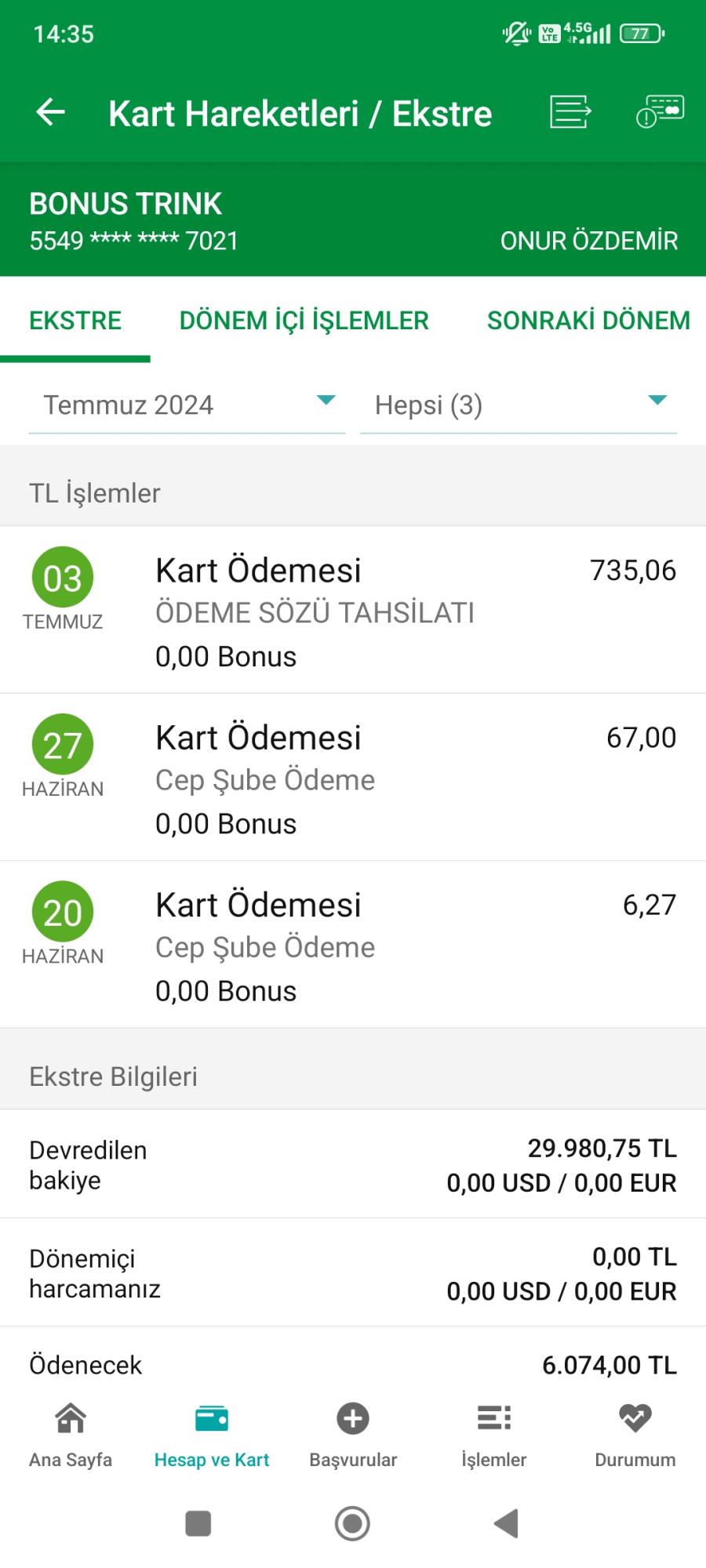 Garanti BBVA Garanti Bankası Ödeme Sözü Faizi - Şikayetvar