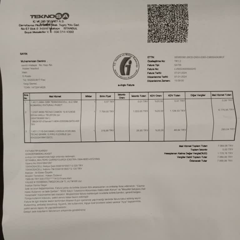 Tecno Mobile Telefon Değişim Onayı - Şikayetvar