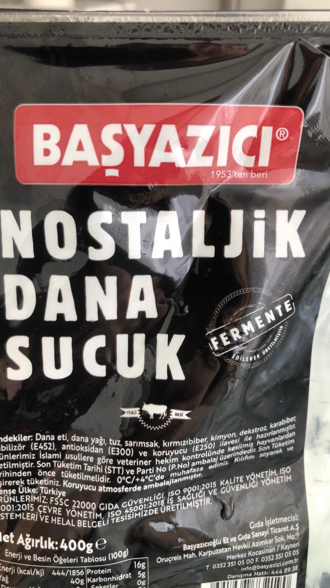 Başyazıcı Başyazıcı Sucuk Dana Etinden Yapılmamış - Şikayetvar