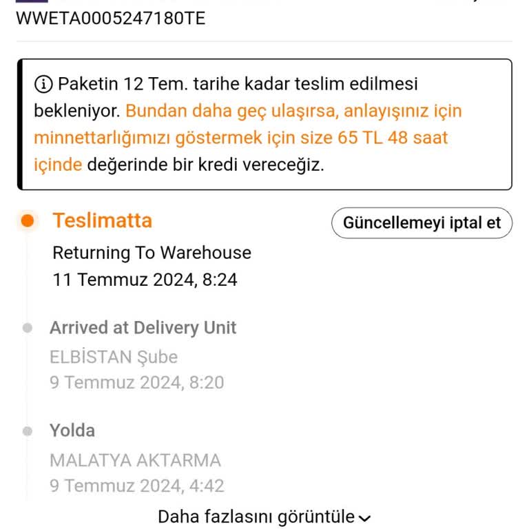 We World Express Aras Kargo Şikayetleri - Şikayetvar