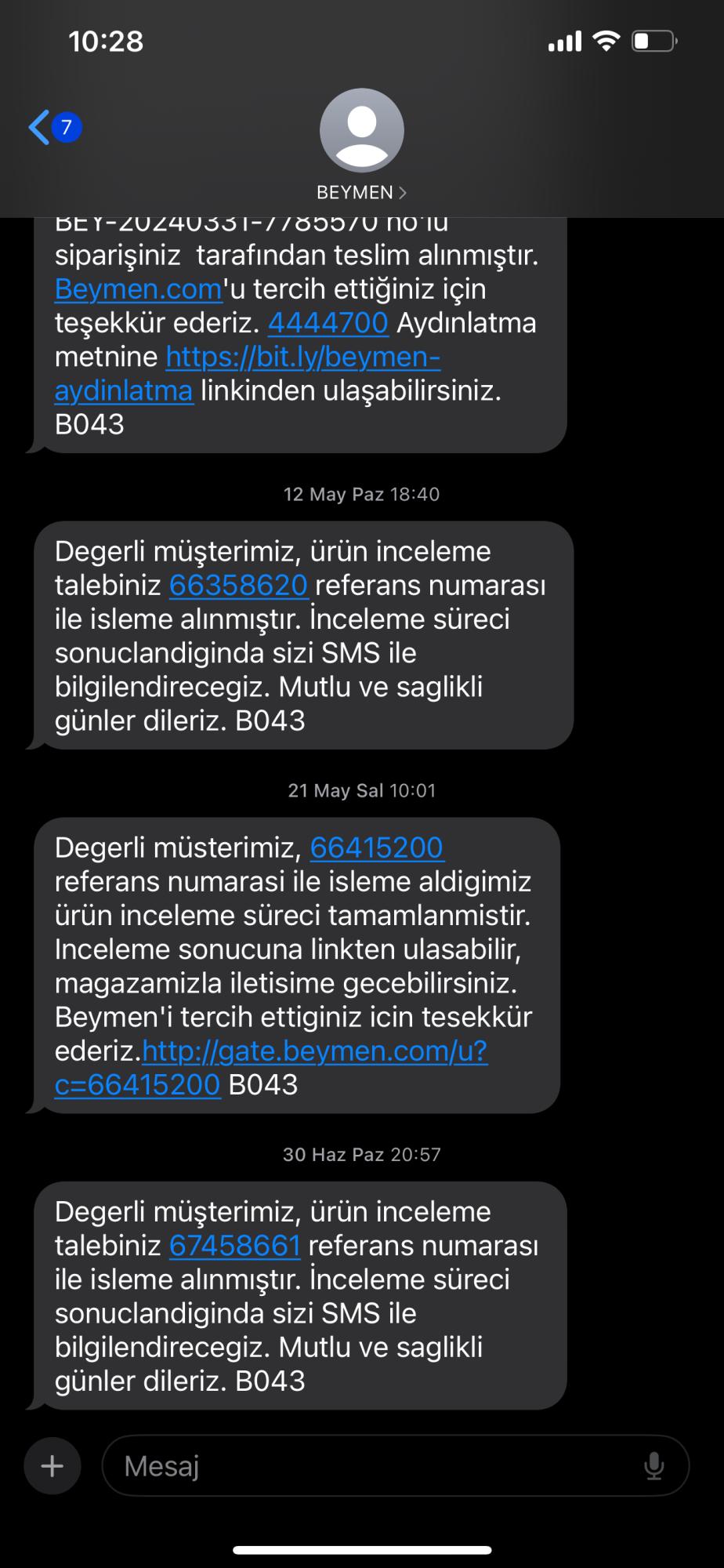 Beymen Beymen Club Bodrum Midtown Şubesi Ürün Çelişkisi - Şikayetvar