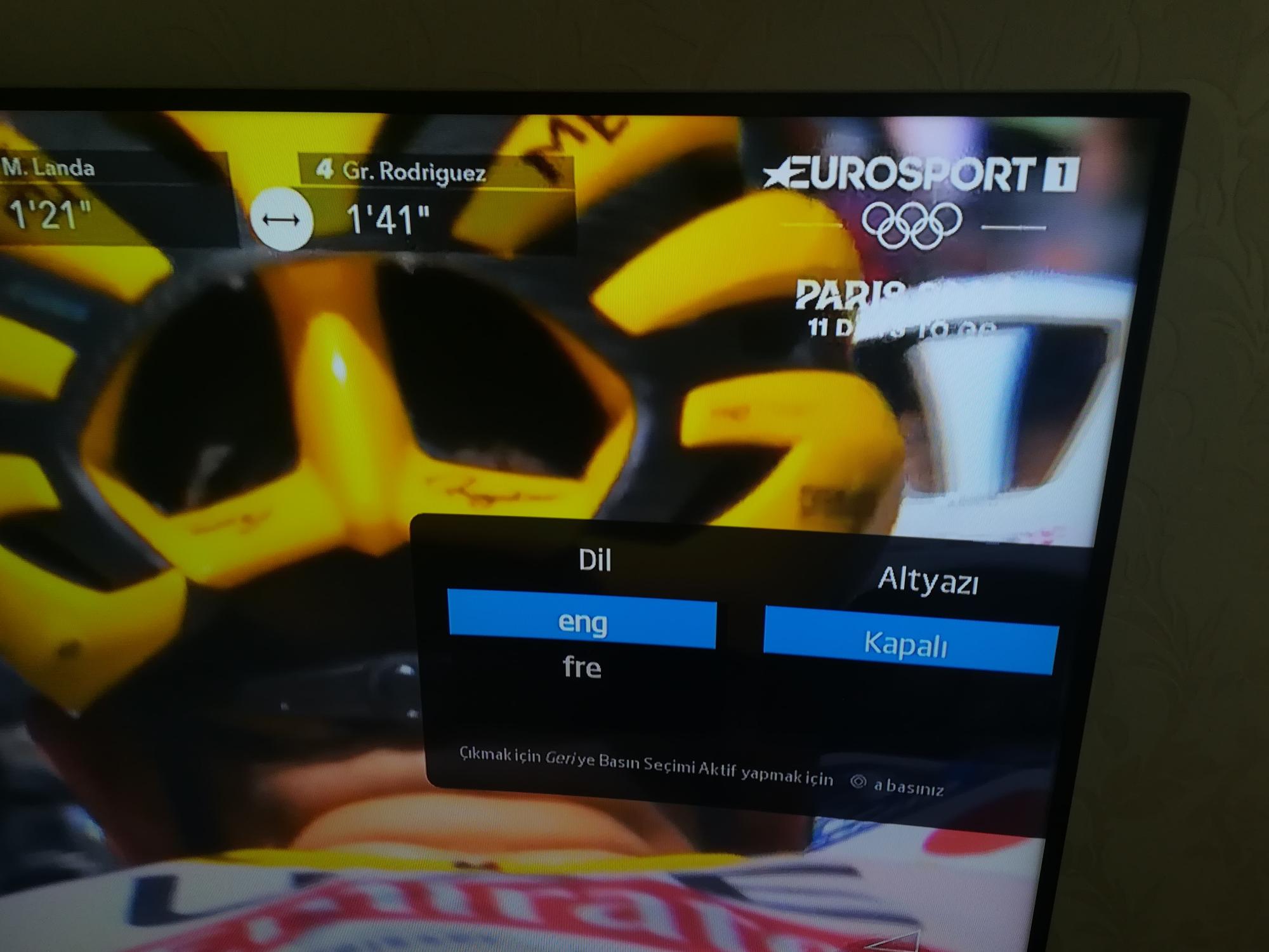 Kablo TV Eurosport 1 Türkçe Yayın Olmaması - Şikayetvar