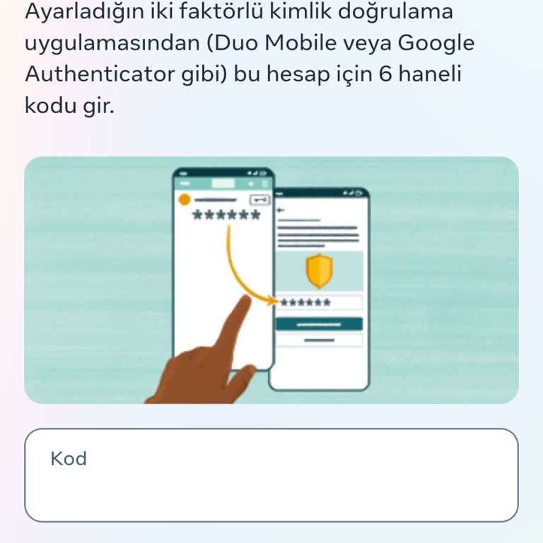 Facebook İki Aşamalı Kimlik Doğrulama Kodu Hatası - Şikayetvar