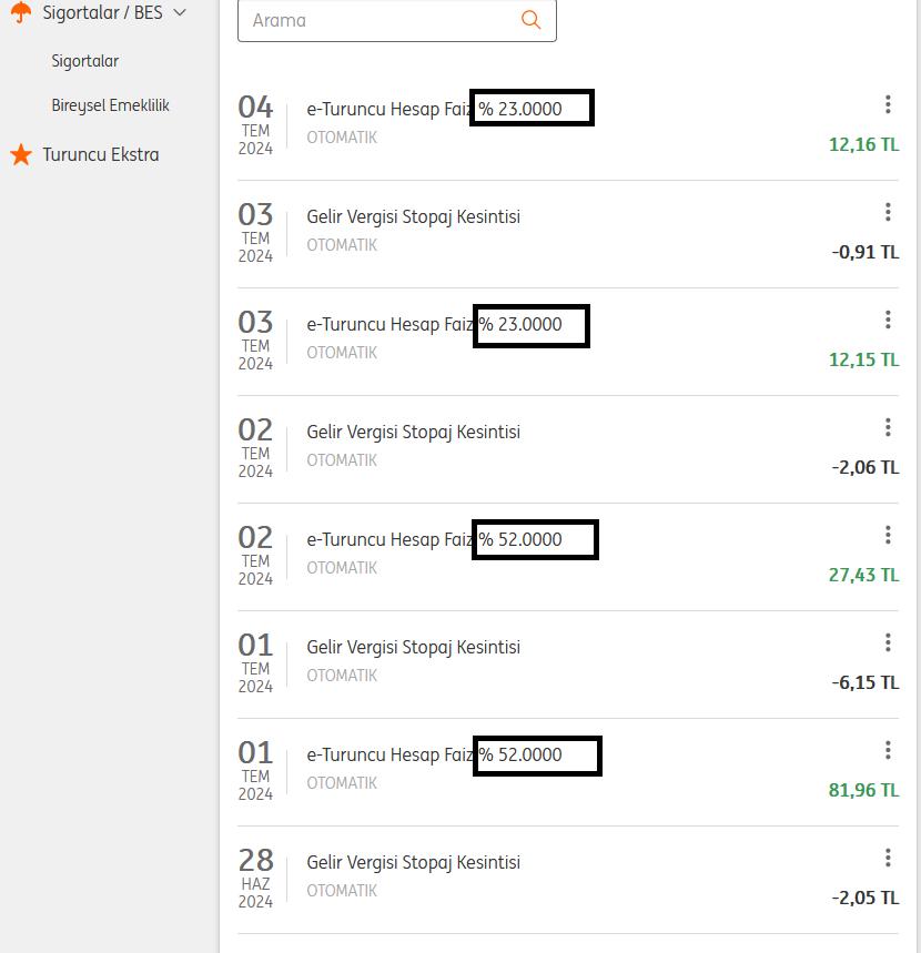 ING ING Bankası E-turuncu Hesap Faiz Oyunu - Şikayetvar