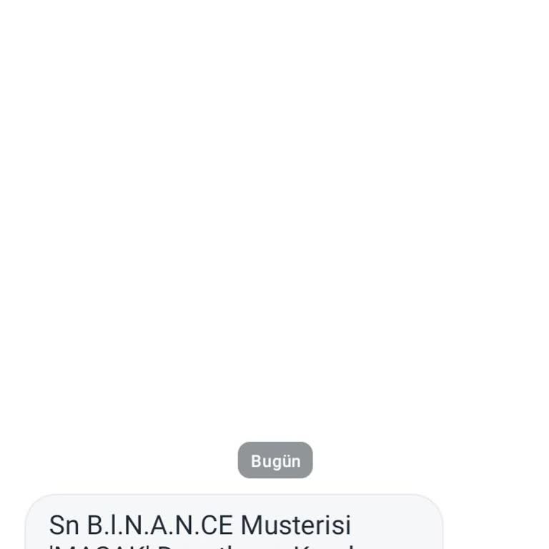 Kripto Para SMS Dolandırıcılığı MASAK Binance Tarafından Gelen Mesaj ...