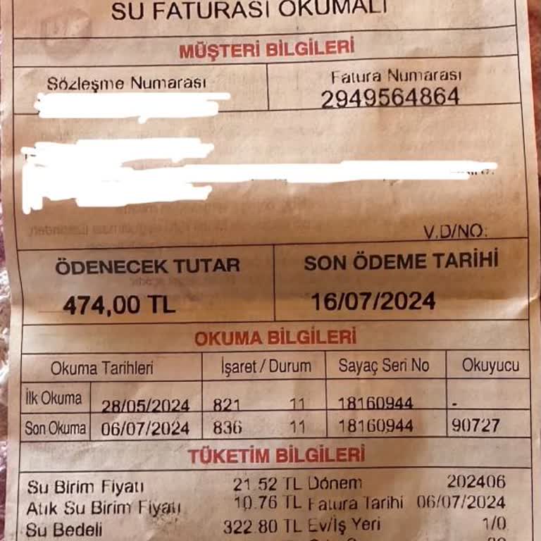 İstanbul Büyükşehir Belediyesi İSKİ Hatalı Okuma Ve Yüksek Gelen Fatura ...