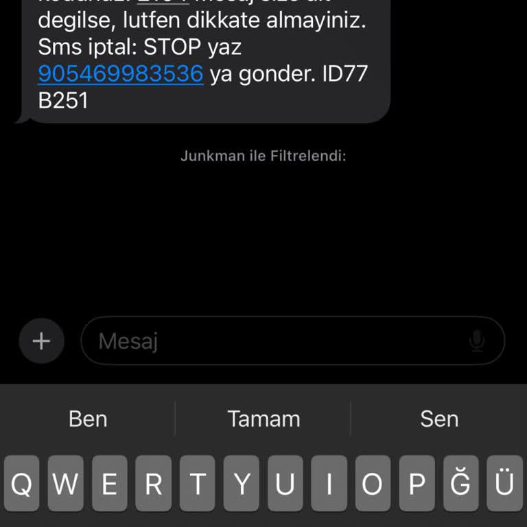 İnfo Verify Alakam Yok Fakat Mesaj Geldi - Şikayetvar